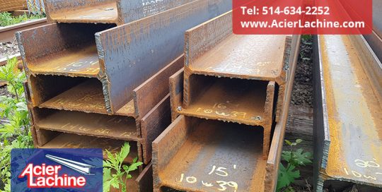Poutre en H, Acier Lachine, Montreal, Quebec, www.acierlachine.com, +1-514-634-2252 | Acier ...